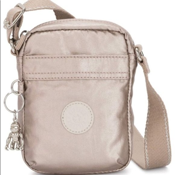 Kipling | Bags | New Kipling Hisa Mini Metallic Crossbody Bag Purse ...